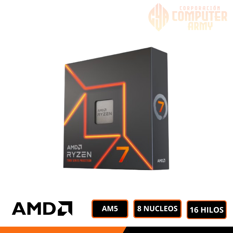 PROCESADOR RYZEN 7 7700X AM5 CON PC – COMPUTER ARMY