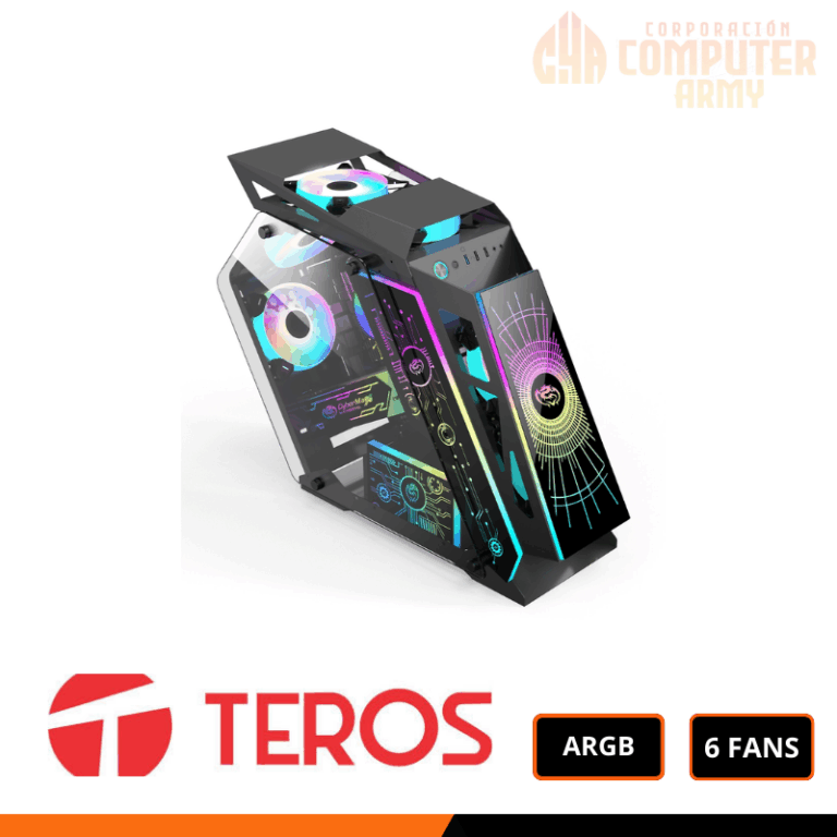 CASE GAMER, CYBERTEL TRANSFORMER CBX8118 NEGRO ROBOT – COMPUTER ARMY